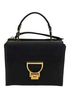 COCCINELLE Arlettis Foldover Top Handbag - Black