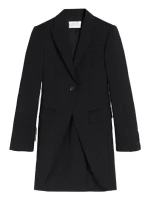 Sportmax Long Wool Suit Coat - Black