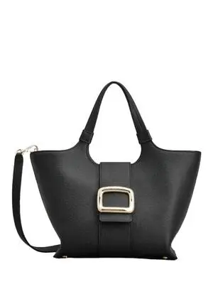 ROGER VIVIER Mini Viv Choc Tote Bag - Black