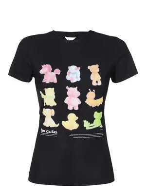 Eytys Be Cute Graphic T-shirt - Black
