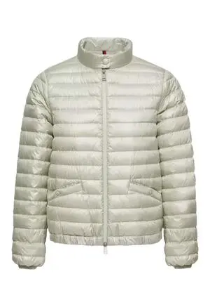 Moncler Azalee Zip-up Quilted Down Jacket - Light Green