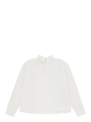 MAISON MARGIELA Poplin Shirt - Pinstripe White And Beige