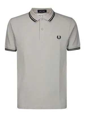 Comme Des Garçons Short-sleeved Polo Shirt - Gray