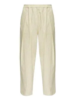 MAISON MARGIELA Pinstripe Tailored Trousers - Nude
