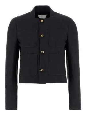 Bottega Veneta Pocket Detailed Jacket - Black