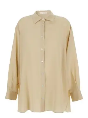 THE ROW Luka Shirt - Beige