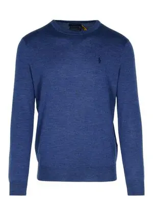 Polo Ralph Lauren Polo Ralph Lauren Crewneck Jumper With Embroidered Logo Blue