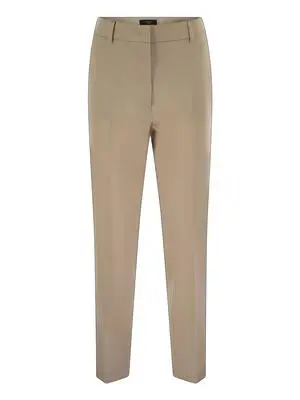 Max Mara Canon Slim Fit Trousers - Nude
