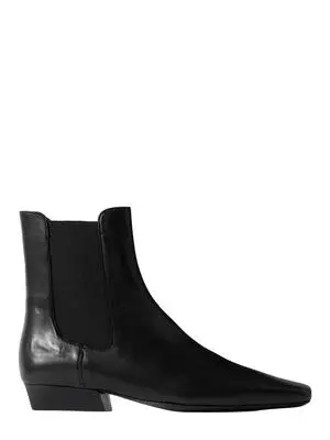 Staud Wally Leather Chelsea Boots - Black