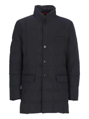 FAY Double-front Down Jacket - Blue