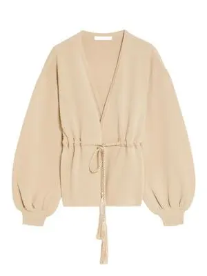 MAX MARA Max Mara Tiberio V-Neck Tassel Cardigan