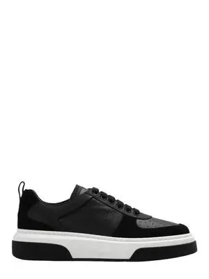 FERRAGAMO Salvatore Ferragamo Cassina Gancini Sneakers Black/white