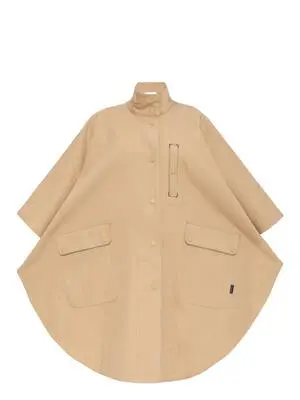 See By Chloé Cotton Buttoned Cape - Nude