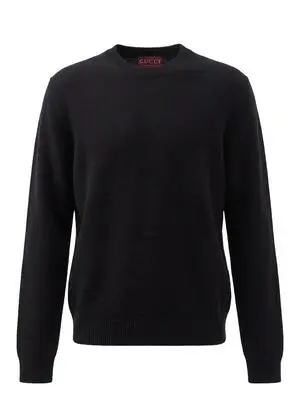 Gucci Crewneck Knit Sweater - Black