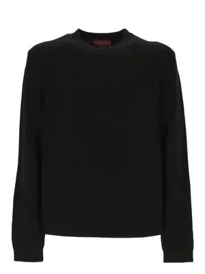 Gucci Crewneck Knit Sweater - Black