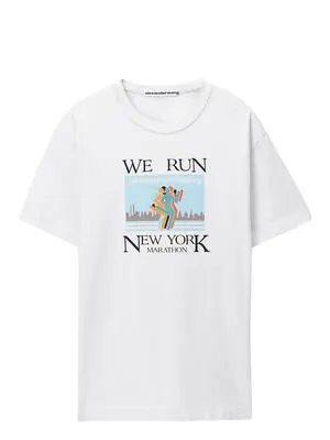 Alexander Wang Graphic Print Crewneck T-shirt - White