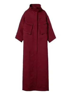 Gucci Gg Jacquard Long Coat - Enkelahong