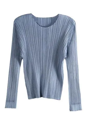PLEATS PLEASE BY ISSEY MIYAKE Monthly Colors December Cardigan - Blue