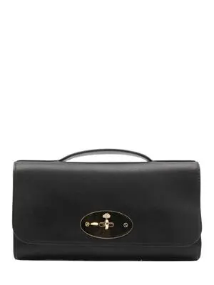 Mulberry Top Handle Clutch Bag - Black