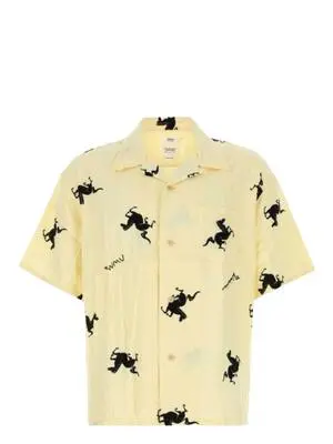 Visvim Crosby Printed Short-sleeve Shirt - Yellow