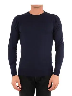 John Smedley Lundy Crew Neck Knitwear - Black