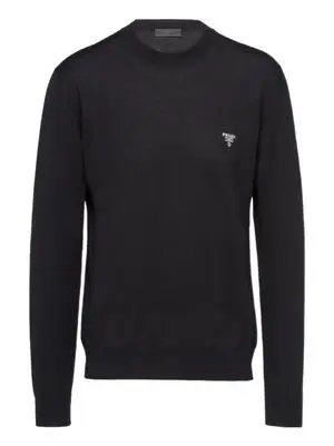 Prada Knitted Jumper - Black