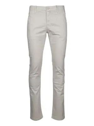 Jacob Cohen Jacob Cohen Straight Leg Stretched Chinos Gray
