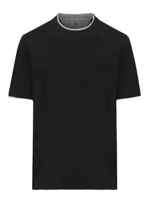 BRUNELLO CUCINELLI Brunello Cucinelli Layered-Effect Crewneck T-Shirt