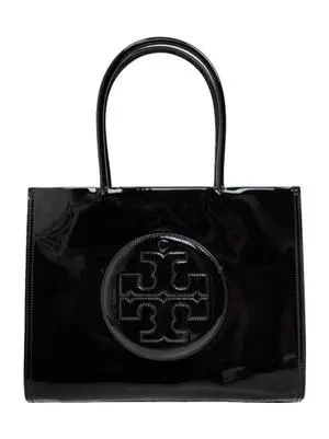 Tory Burch Ella Embossed Small Shopper Bag - Black