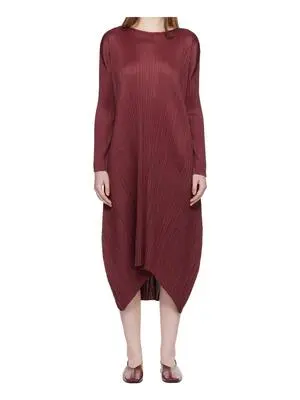 PLEATS PLEASE BY ISSEY MIYAKE Plissé Dress - Red