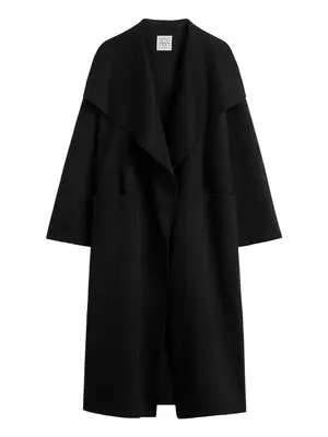 TOTEME Signature Doublé Coat - Black