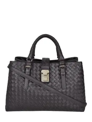 BOTTEGA VENETA Bottega Veneta Woven Handbag With Metal Buckles