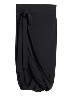 LEMAIRE Wrap Skirt - Black