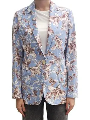 Liu Jo Printed Poplin Blazer - Multicolor