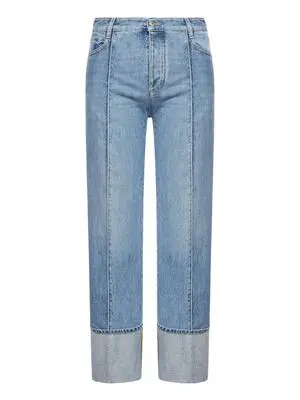 Bottega Veneta Bottega Veneta Curved Shape Vintage Jeans Medium Blue