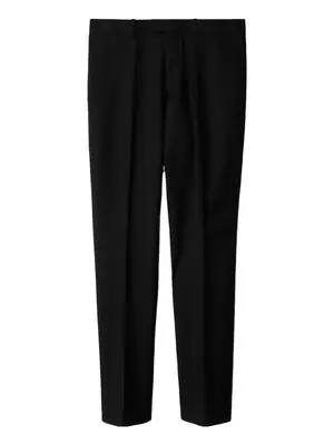 Burberry Wool Tailored Trousers - Black