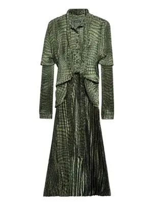 BALENCIAGA Balenciaga Pleated Double-Sleeved Dress