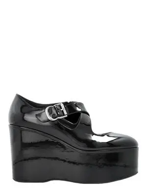 ALAÏA Alaia 110mm Wedge Leather Pumps