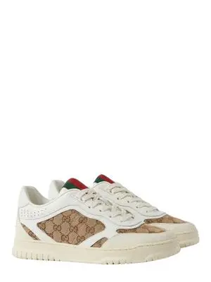 Gucci Gg Re-web Sneakers - Nude