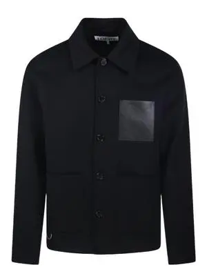 LOEWE Loewe Workwear Jacket With Leather Logo Patch