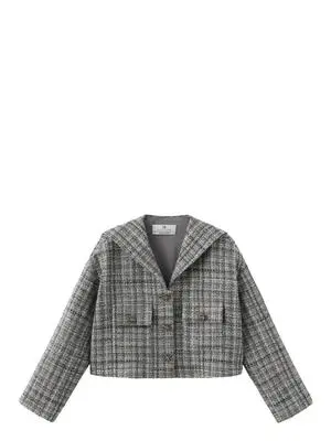 Marissa Chiara Cropped Jacket - Grey
