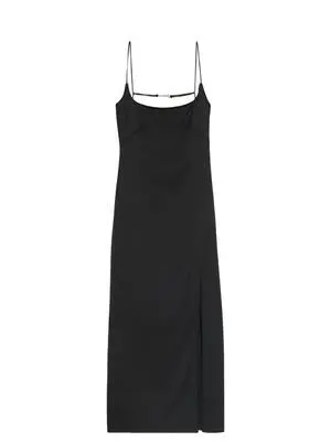 Jacquemus Jacquemus Black Charm Long Dress Black