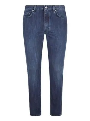 Zegna Z Straight-leg Slim Cut Jeans - Denim Blue