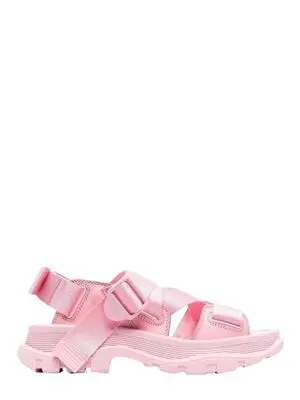 Alexander McQueen Tread Flat Sandals - Pink