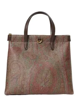 Etro Paisley Jacquard Tote Bag - Brown