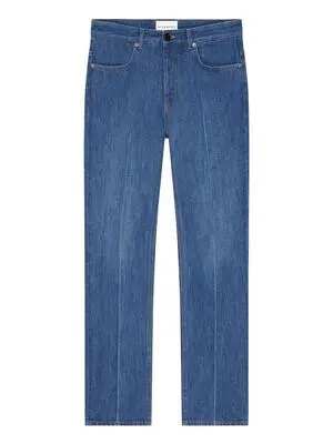 Givenchy Straight-leg Shadow Washed Jeans - Medium Blue