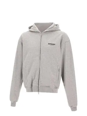 REPRESENT Zip-up Hoodie - Gray