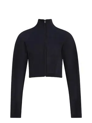 ALAÏA Alaïa High Neck Cropped Jacket