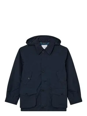 Nanamica Long-sleeved Casual Jacket With Hood - Black