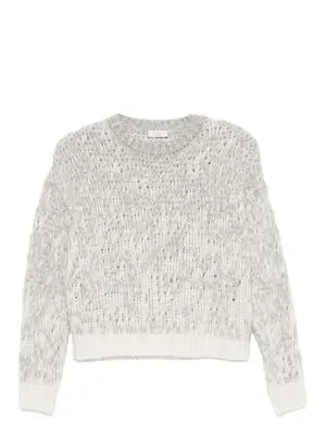 PESERICO Peserico Patterned Jacquard Lurex-Detail Sweater
